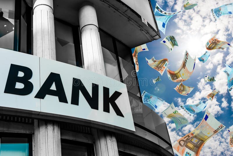 Bank Sign stock photo. Image of bank, interest, monetary - 47786732