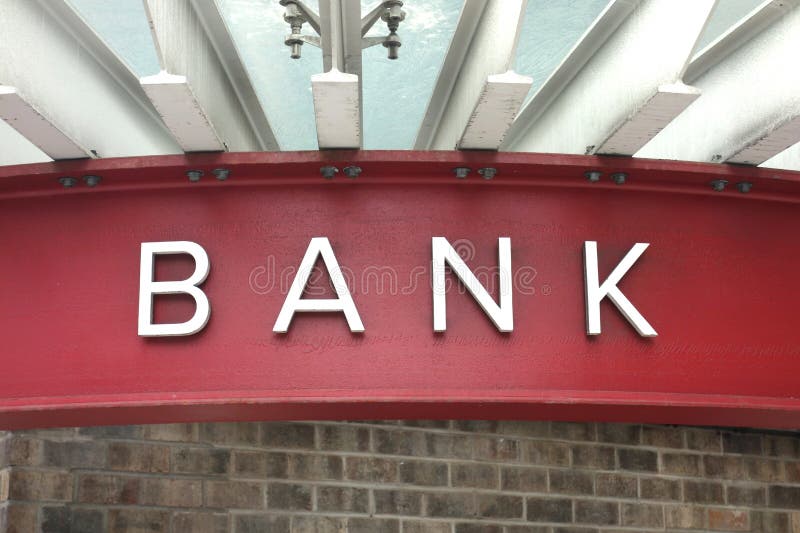 Bank Sign stock photo. Image of corporate, branch, investments - 45580166