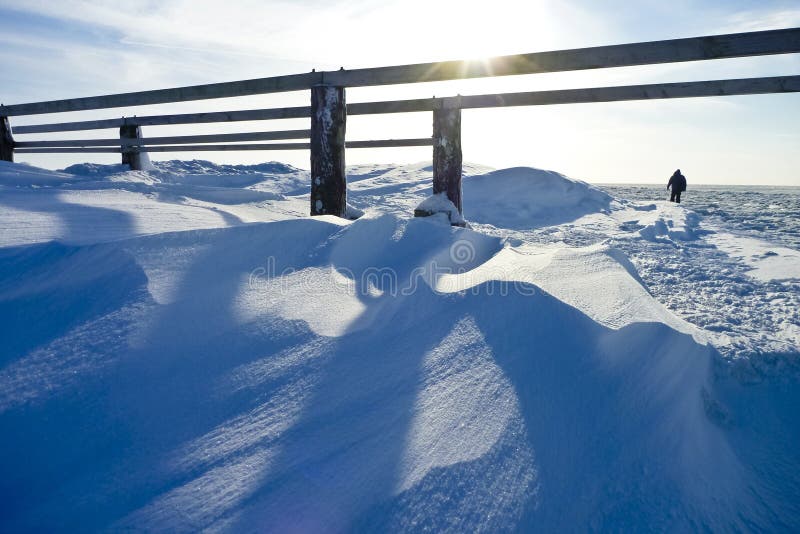 Bank of snow stock image. Image of pilework, snowcovered - 39293097