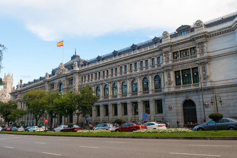 The Bank of Spain editorial image. Image of buildings - 59293625