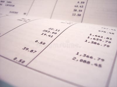 Bank statement stock photo. Image of coins, earnings, graph - 4100868
