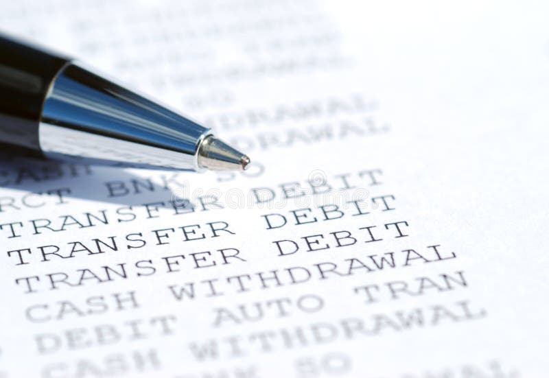 Bank statement stock image. Image of money, transactions - 9701815