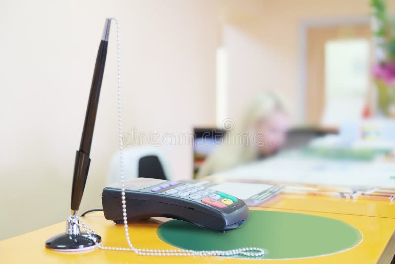 Bank terminal stock photo. Image of accessories, machine - 53723106