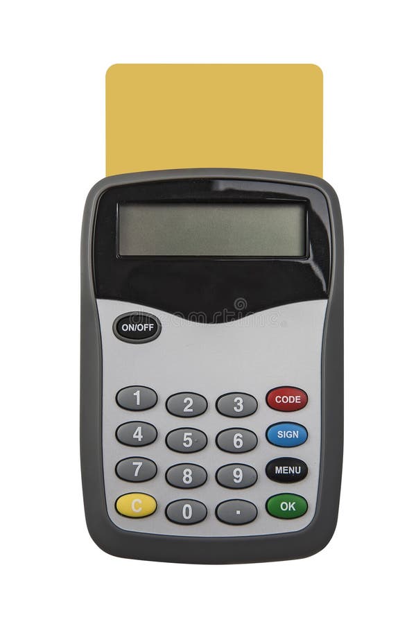 Electronic bank token stock image. Image of generator - 3415021