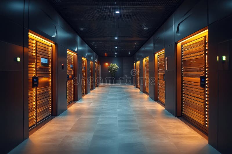 A Bank Vault with Gold and Money . Banking Storage System Stock Image ...