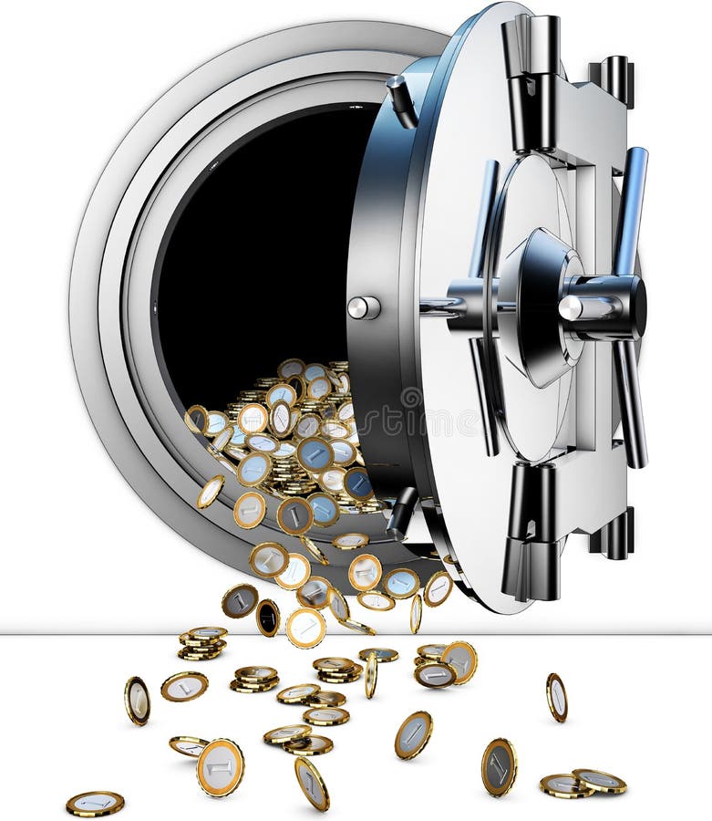 Vault stock illustration. Illustration of investment - 23702430