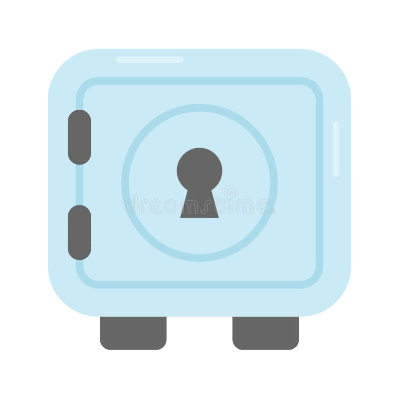 Bank Vault for Money Saving, an Icon of Bank Locker in Editable Style ...