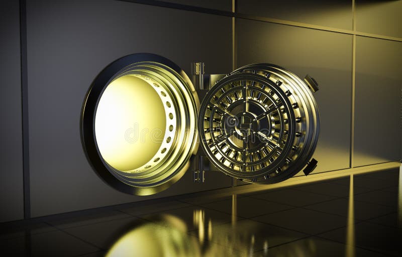 Bank vault stock illustration. Illustration of secure - 50730839
