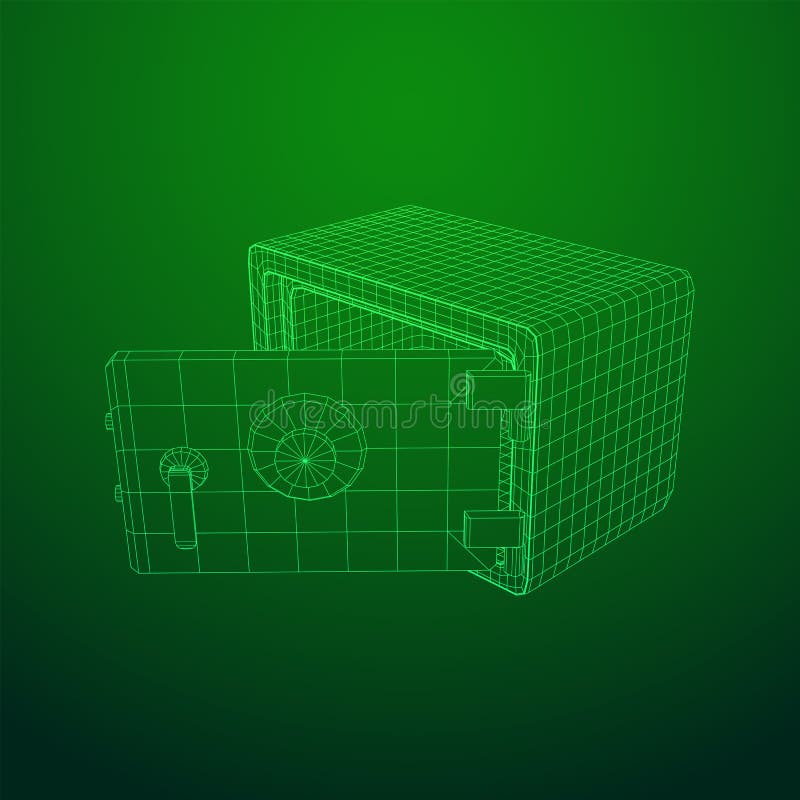 Bank vault safe vector stock vector. Illustration of password - 152332360