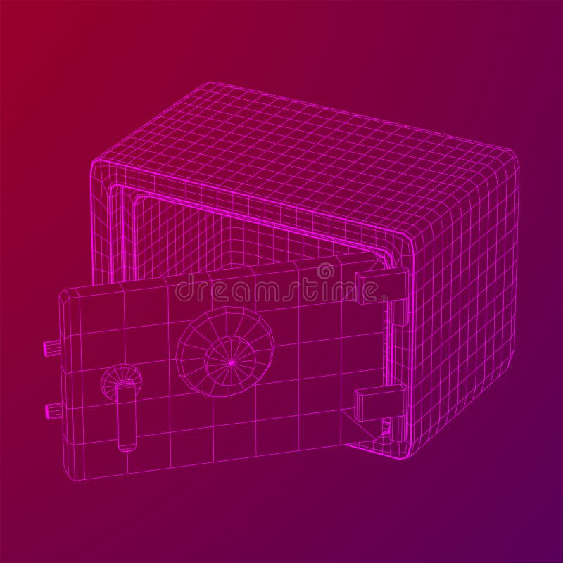 Bank vault safe vector stock vector. Illustration of locked - 152332773