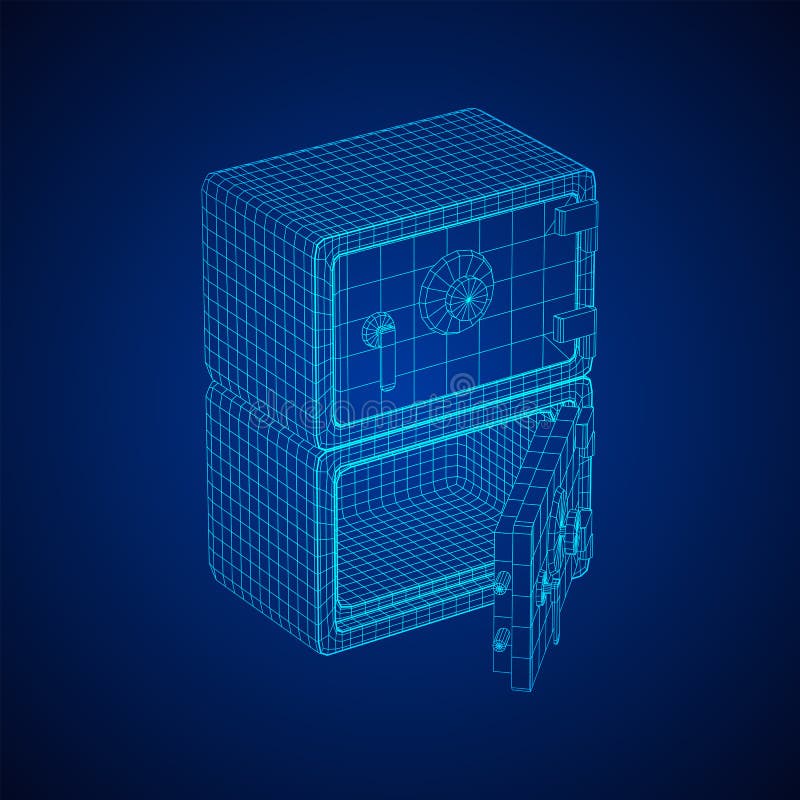 Bank vault safe vector stock vector. Illustration of money - 152332941