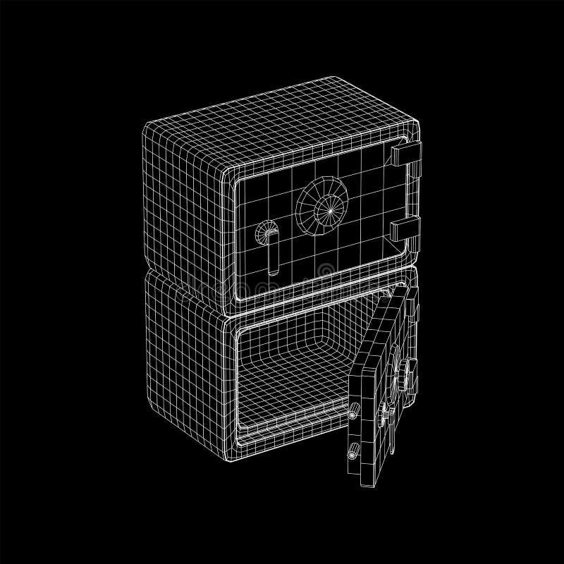 Bank vault safe vector stock vector. Illustration of number - 152471701