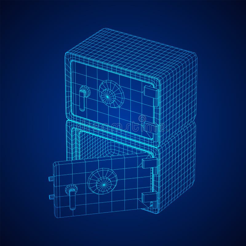 Bank vault safe vector stock vector. Illustration of password - 152752583