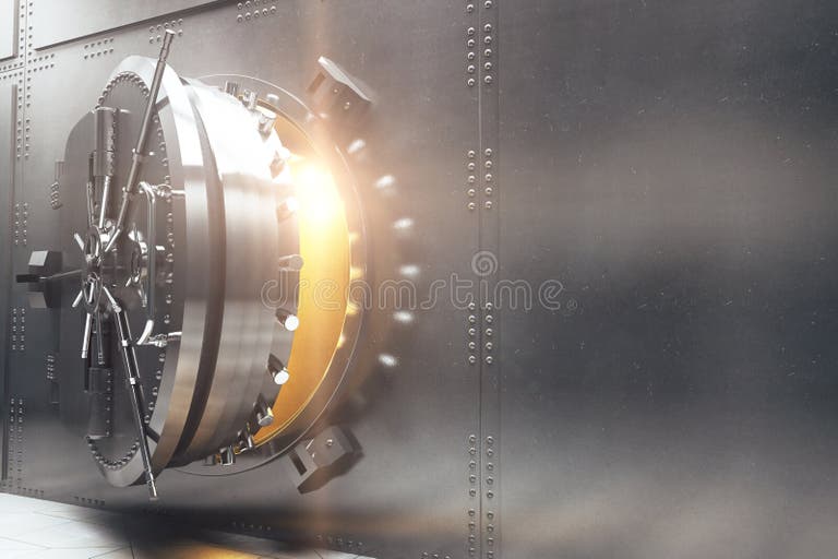 Bank vault side stock illustration. Illustration of circular - 68942717