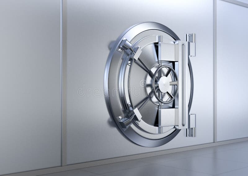 Bank vault stock illustration. Illustration of safe, business - 50730268