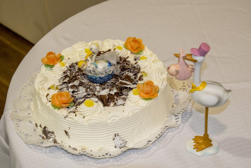 Bankett, Das Eine Geburt Feiert Stockbild - Bild von romantisch, geburt ...