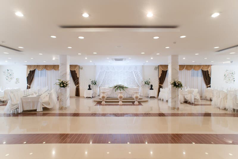 Bankett Hall stockfoto. Bild von kristall, brunch, fall - 17169698