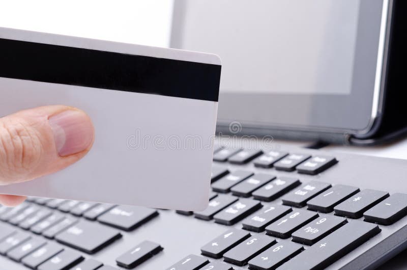 Online banking stock photo. Image of keyboard, credit - 28693326