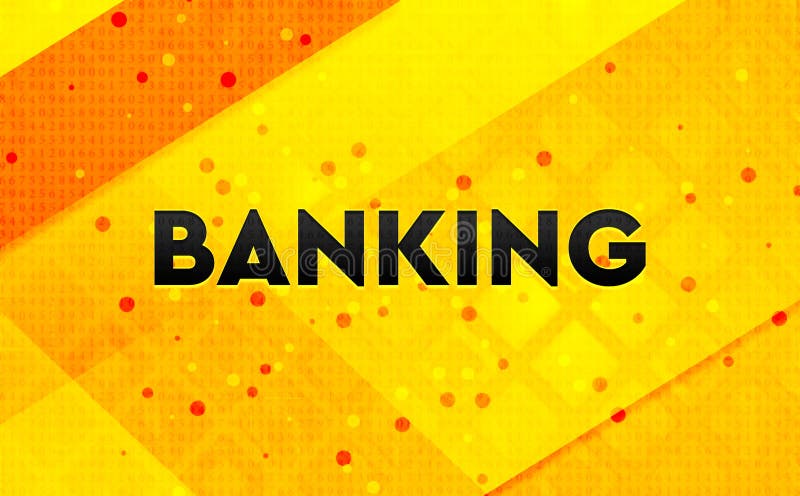 Banking Abstract Background, Integrated Thin Line Symbols. Stock Vector ...