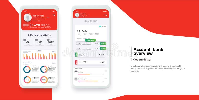 Banking App UI Kit for Responsive Mobile App or Website with Different ... Banking App UI Kit for Responsive Mobile App or Website with Different ...