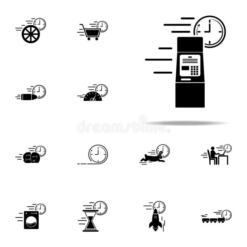 Speed Money Icon. Element of Speed for Mobile Concept and Web Apps ...