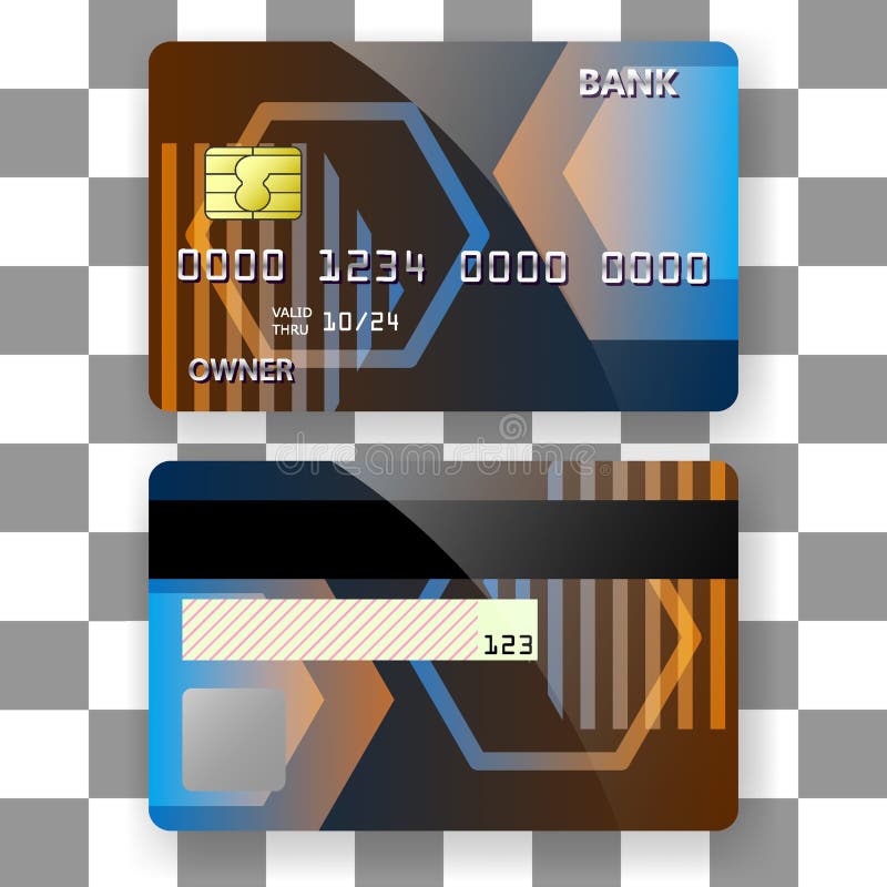 Credit Card Template Mastercard Stock Illustrations – 121 Credit Card ...