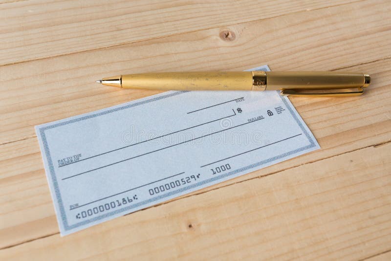 Banking Check stock photo. Image of coupon, financial - 75324684