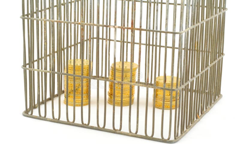 Isolated cage stock photo. Image of incarcerated, captivity - 551148