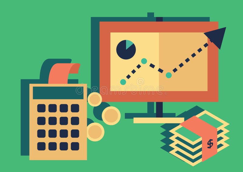 Banking Collection. Vector Illustration Decorative Design Stock Vector ...