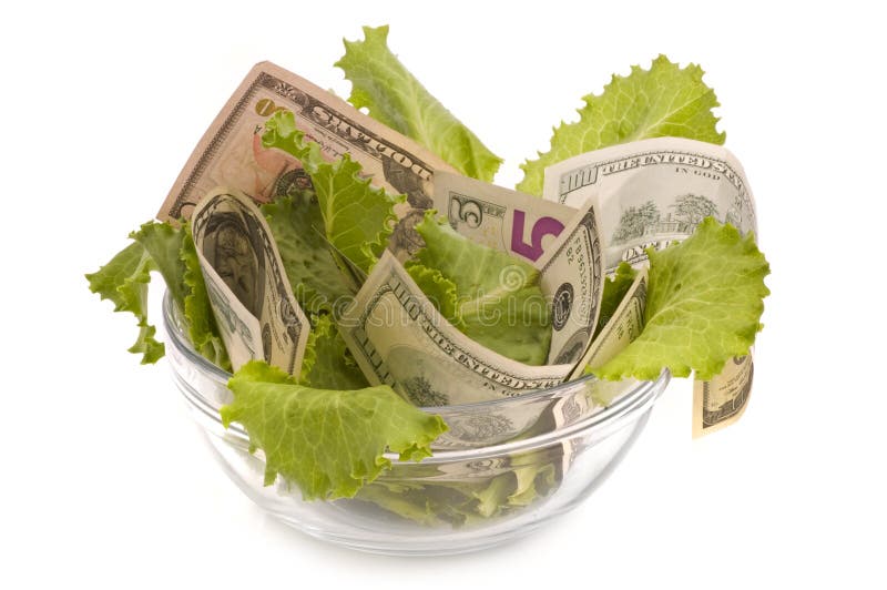 Creative money food stock photo. Image of dollar, currency - 14738884