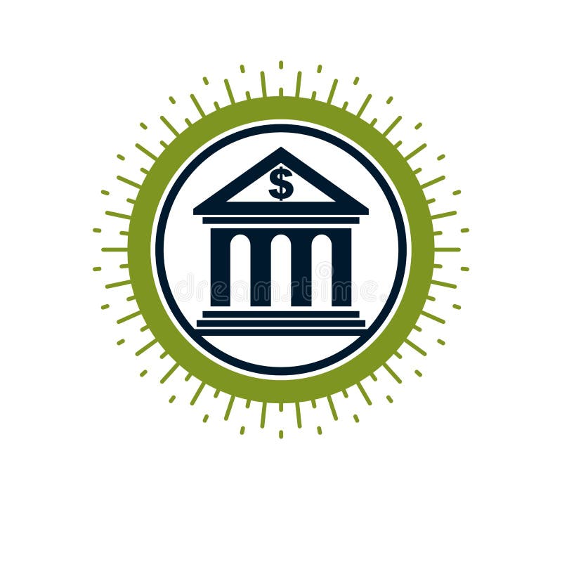 Banking Conceptual Logo, Unique Vector Symbol. Banking System Stock ...