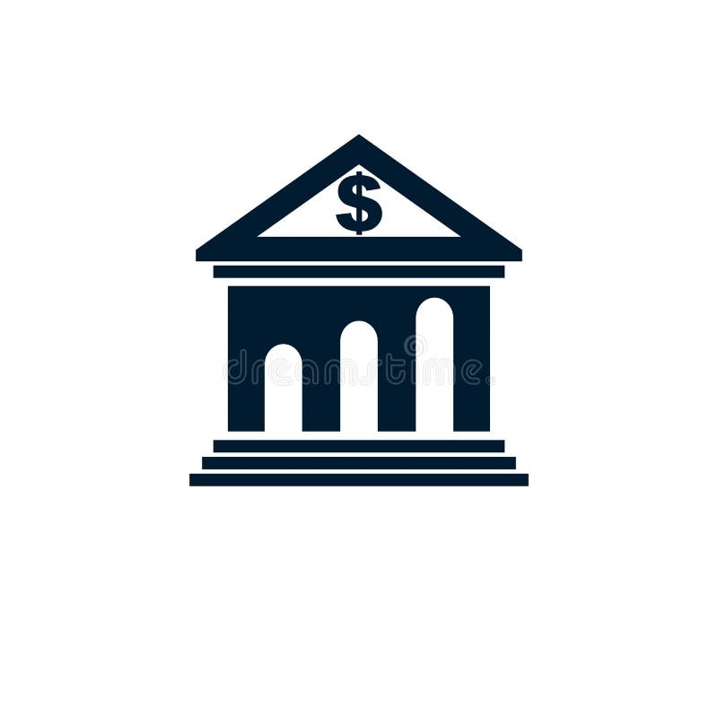 Banking Conceptual Logo, Unique Vector Symbol. Banking System Stock ...
