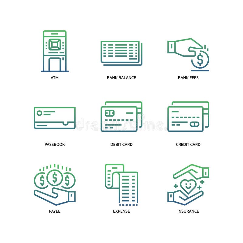 Banking and finance icons stock vector. Illustration of iconsset ... Banking and finance icons stock vector. Illustration of iconsset ...