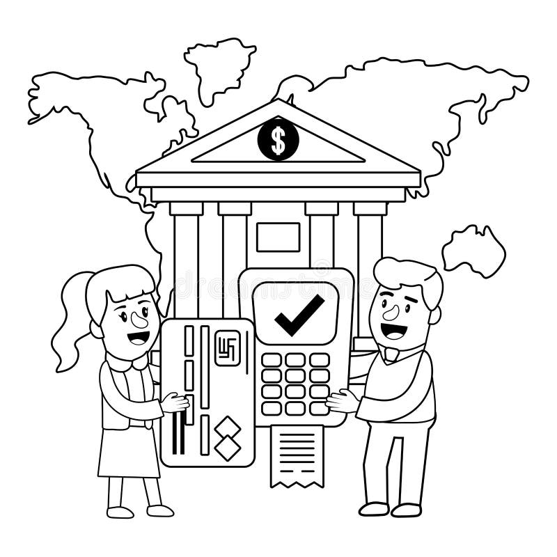 Banking Teamwork Financial Planning Stock Vector - Illustration of ...