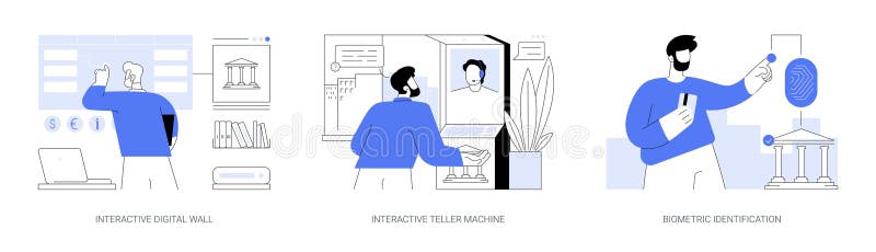 Banking Technologies Abstract Concept Vector Illustrations. Stock Vector - Illustration of ...