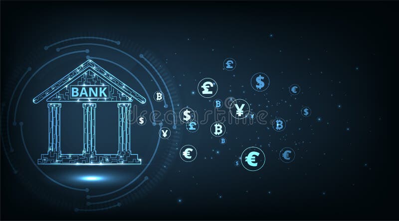 Banking Technology Concept. Stock Vector - Illustration of information ...