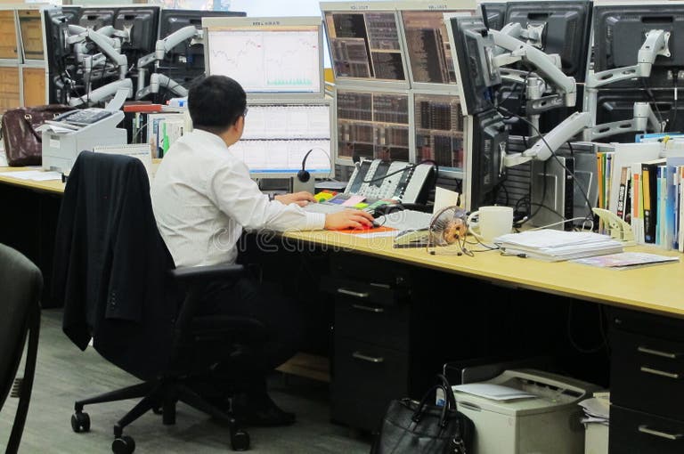 Banking Transactions Operator Editorial Stock Photo - Image of ...