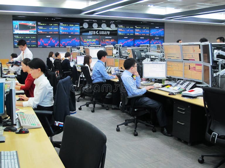 Banking Transactions Operator Editorial Stock Image - Image of ...