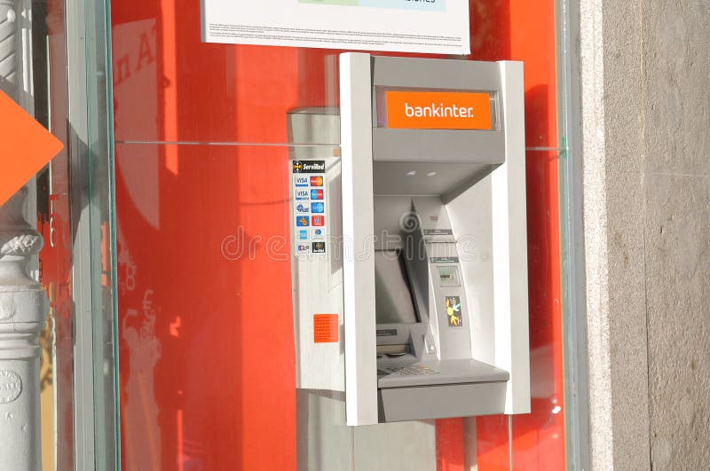 Bankinter bank Spain editorial image. Image of bank - 154624150