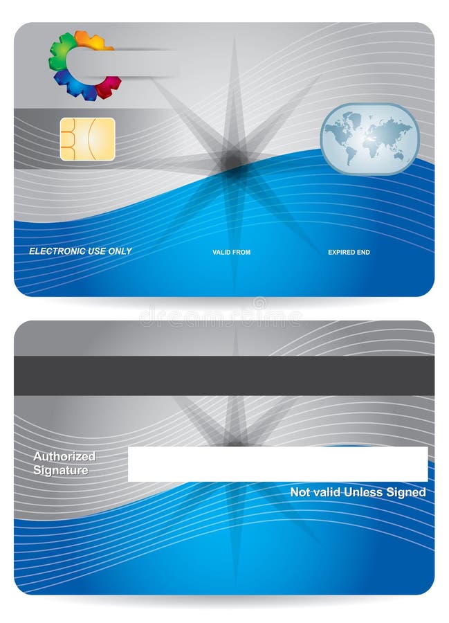 Bankkaart vector illustratie. Illustration of zaken, kaart - 20156774