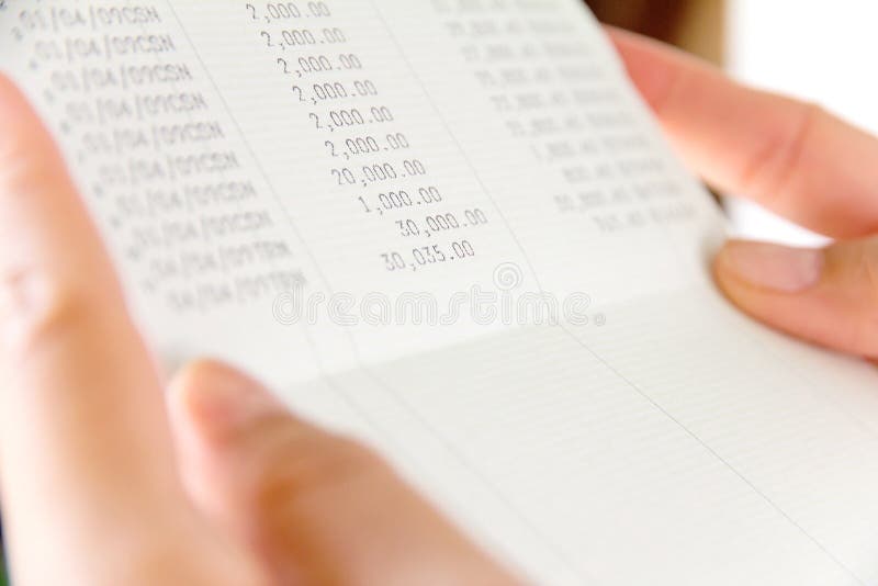 Bankbok fotografering för bildbyråer. Bild av isolerat - 40950555