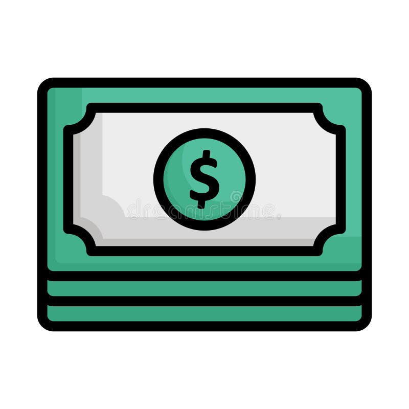Banknote, Currency Note Vector Icon Which Can Easily Modify Stock ...