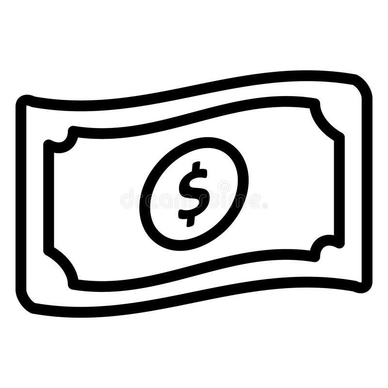 Banknote, Currency Note Vector Icon Which Can Easily Modify Stock ...