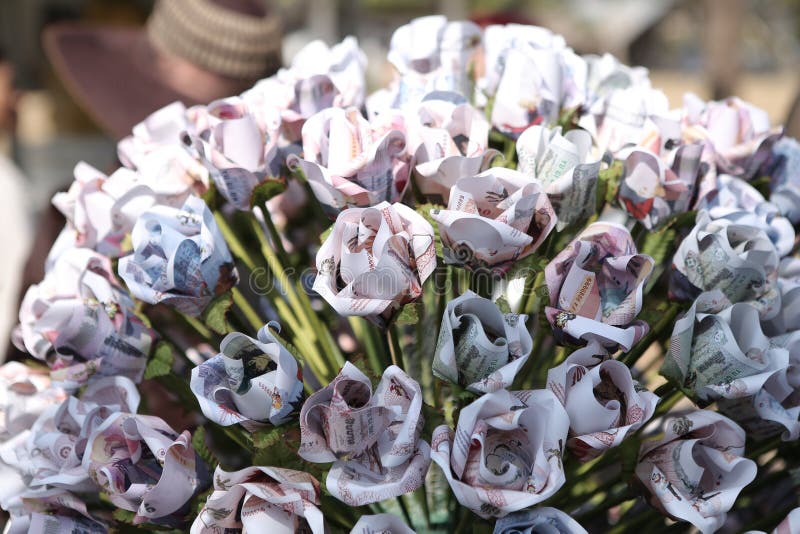 Banknote flower stock photo. Image of money, moneys, paper - 62400098