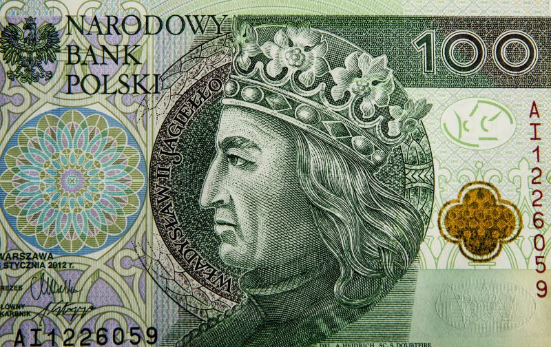 Banknote 100 PLN stock image. Image of concept, budget - 52145407