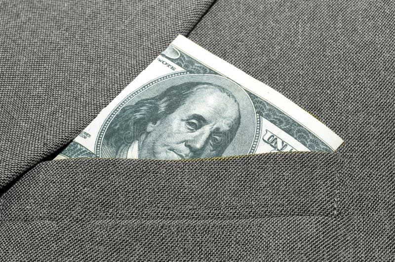 Banknote in a pocket. stock photo. Image of treasury - 22943036