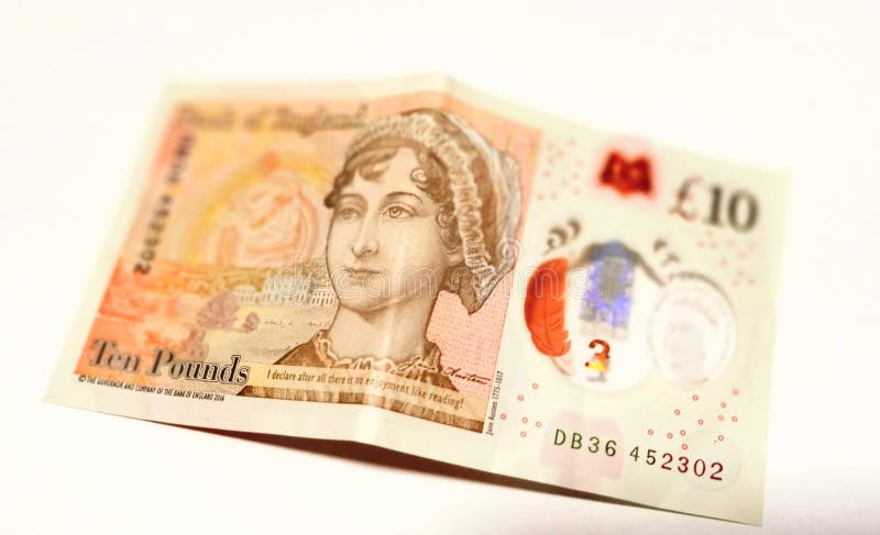 Banknote of ten pounds editorial photo. Image of bank - 171150606