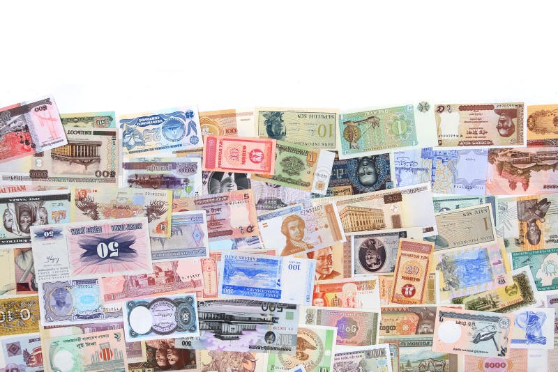 Banknotes from the All World Stock Image - Image of cash, economy ...