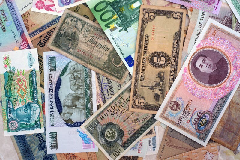 Banknotes stock image. Image of international, assortment - 53434663
