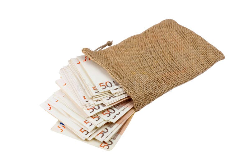 Banknotes bag full stock photo. Image of lottery, banknote - 56763956